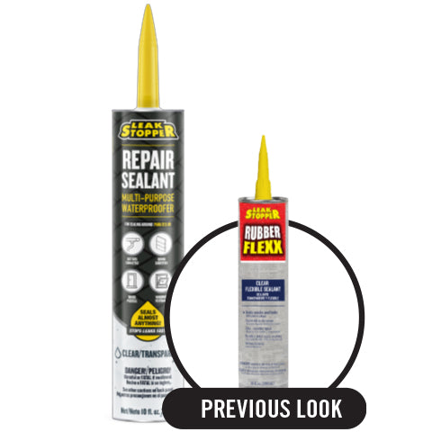 Leak Stopper® Rubber Flexx Clear Flexible Sealant – Black Jack Coatings